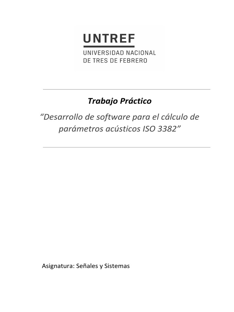 Consigna TP Matlab | PDF | Integral | Frecuencia