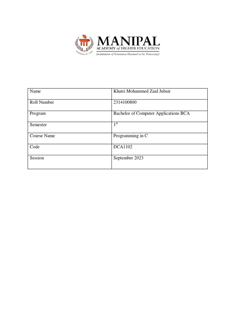 Programming In C Assignment Pdf Pointer Computer Programming 1771