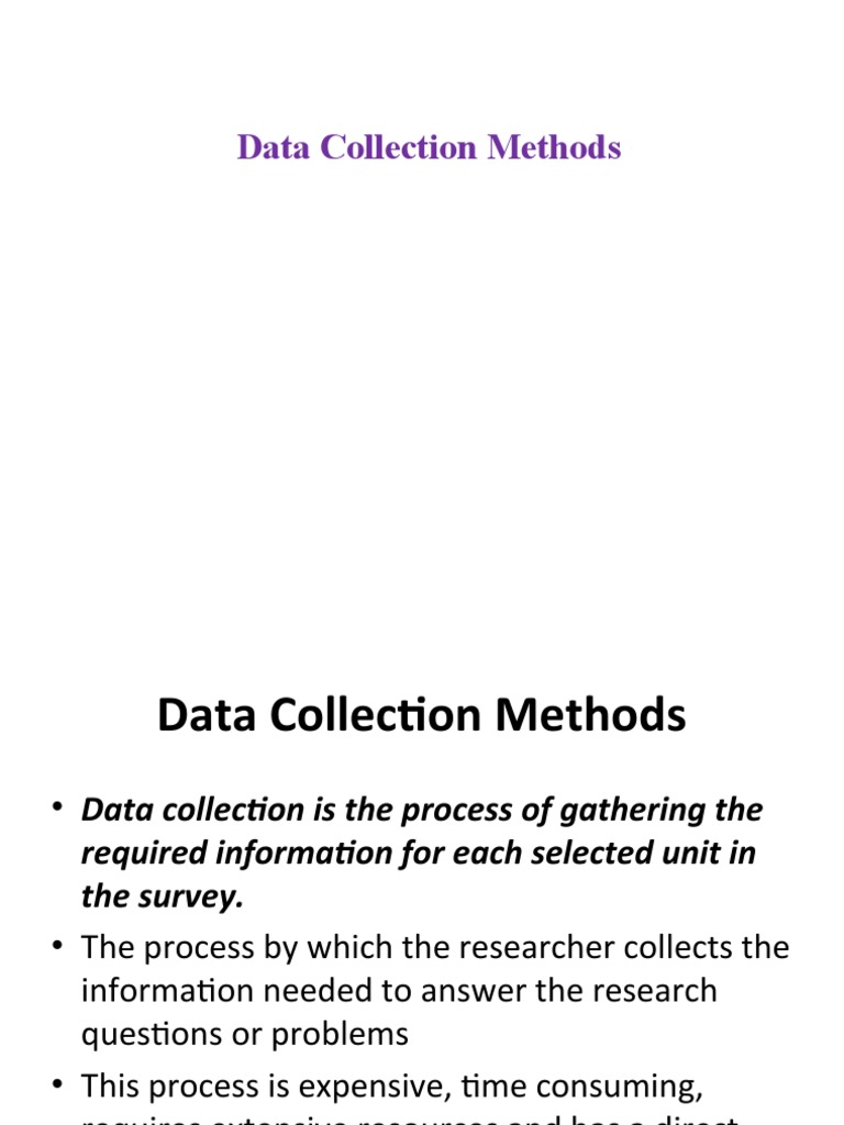 Data Collection Methods 2 | PDF | Survey Methodology | Questionnaire