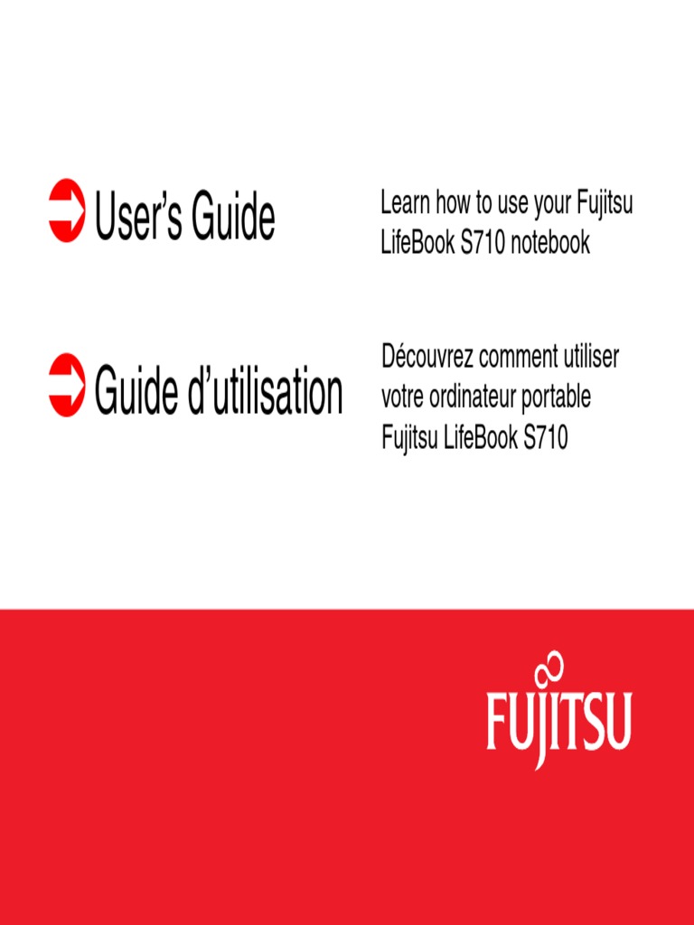 Fujitsu s710 User Guide | PDF | Laptop | Computer Keyboard