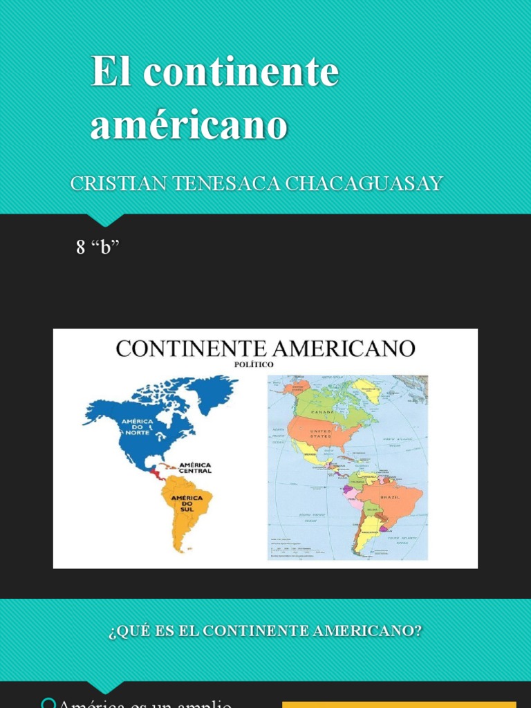 Introducción al Continente Americano | PDF