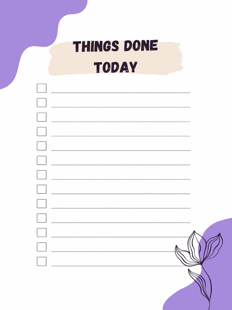 Green and Yellow Simple Checklist | PDF