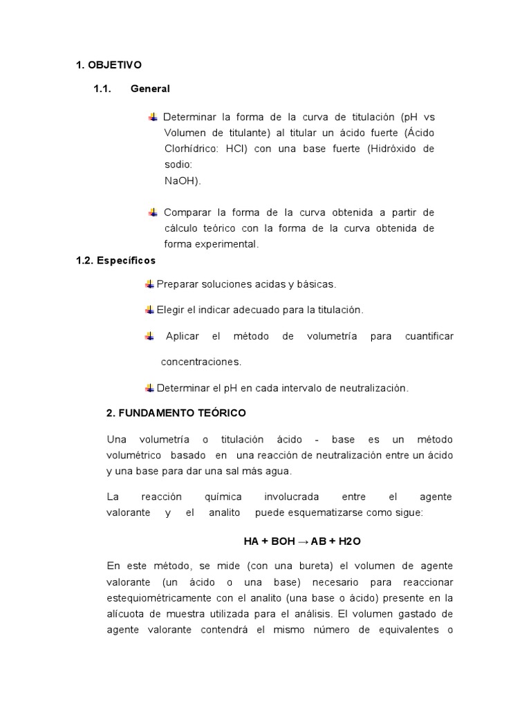 Curvas de Titulacion | PDF | Química | Valoración