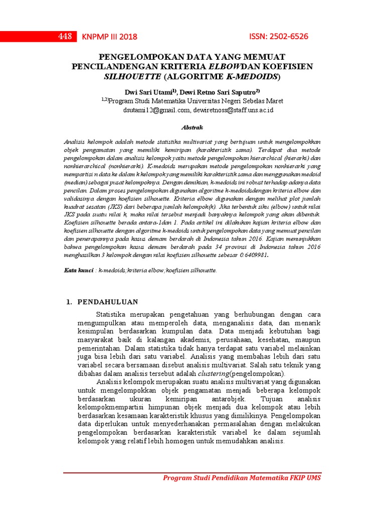 Prosiding KNPMP 3 2018-775p Ok - p013-775 - p448-456 | PDF | Teaching Methods & Materials ...