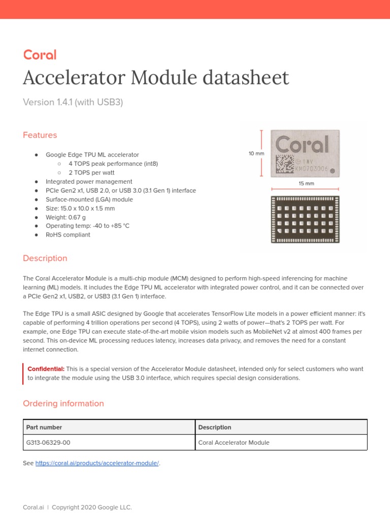 USB3 Accelerator Module Datasheet | PDF | Usb | Electrical Resistance ...