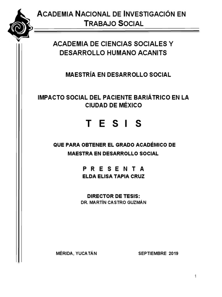 Impacto Social de Pacientes Bariátricos | PDF