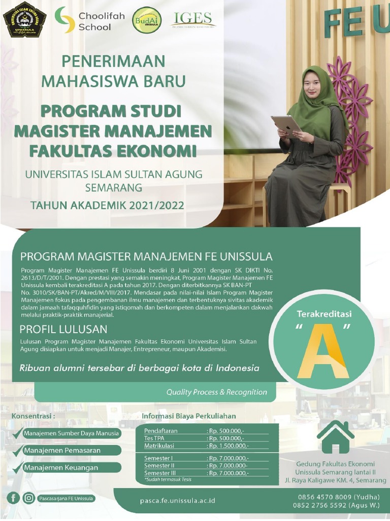 BROSUR Magister Manajemen | PDF