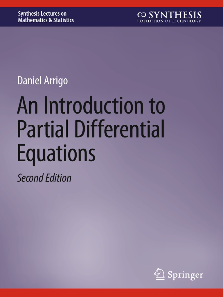 An Introduction To Partial Differential Equations: Daniel Arrigo ...
