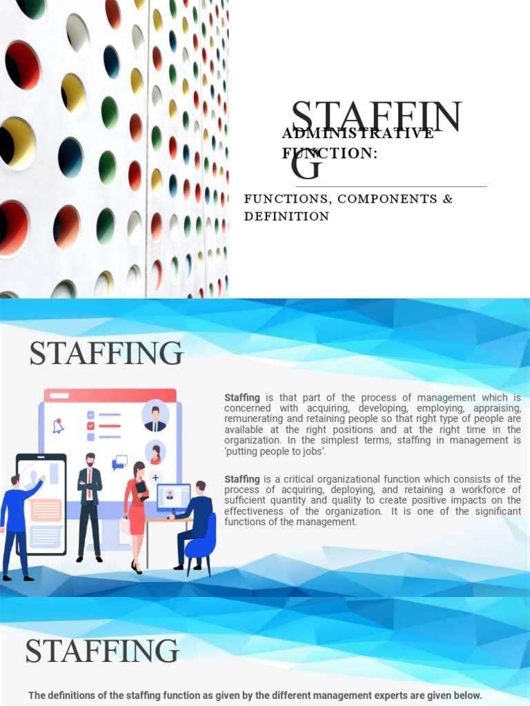 Administrative Function - Staffing Report | PDF | Human Resources | Compensation And Benefits