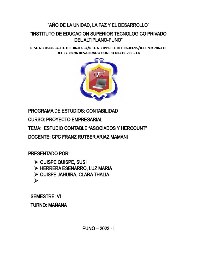 Proyecto Contable | PDF