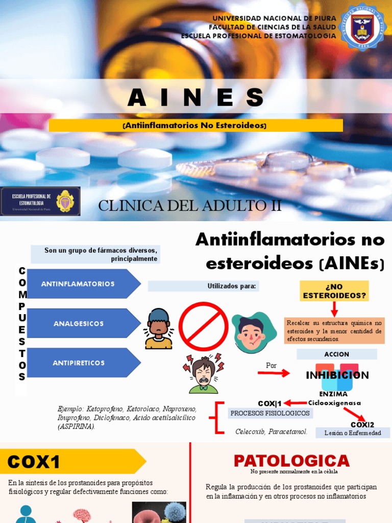 Aines: Clinica Del Adulto Ii | PDF | Droga anti-inflamatoria libre de ...