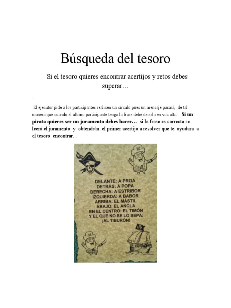 Búsqueda Del Tesoro 1111 | PDF