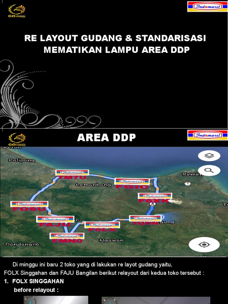 Relayout Gudang & Standarisasi Mematikan Lampu | PDF