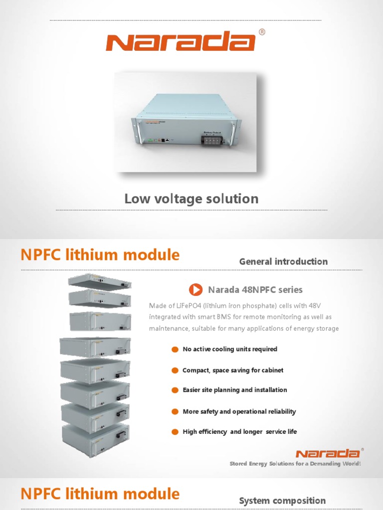Narada Litio | PDF | Energy Storage | Energy Technology