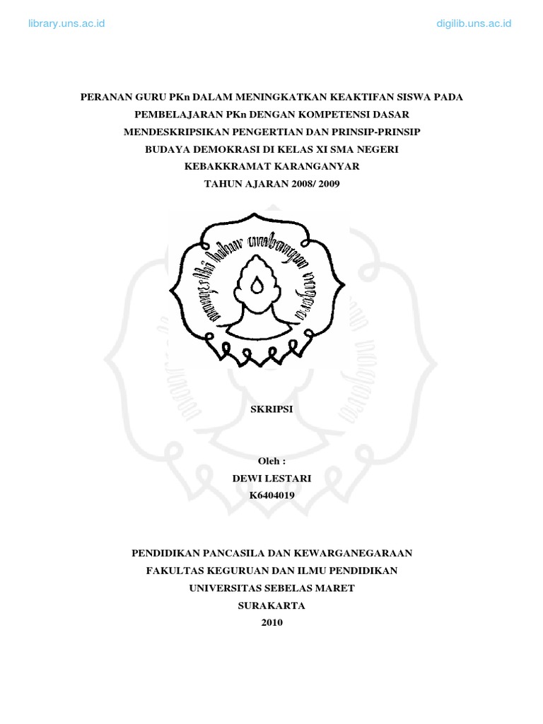 Skripsi Istrinya Ilham | PDF | Kesehatan Holistik