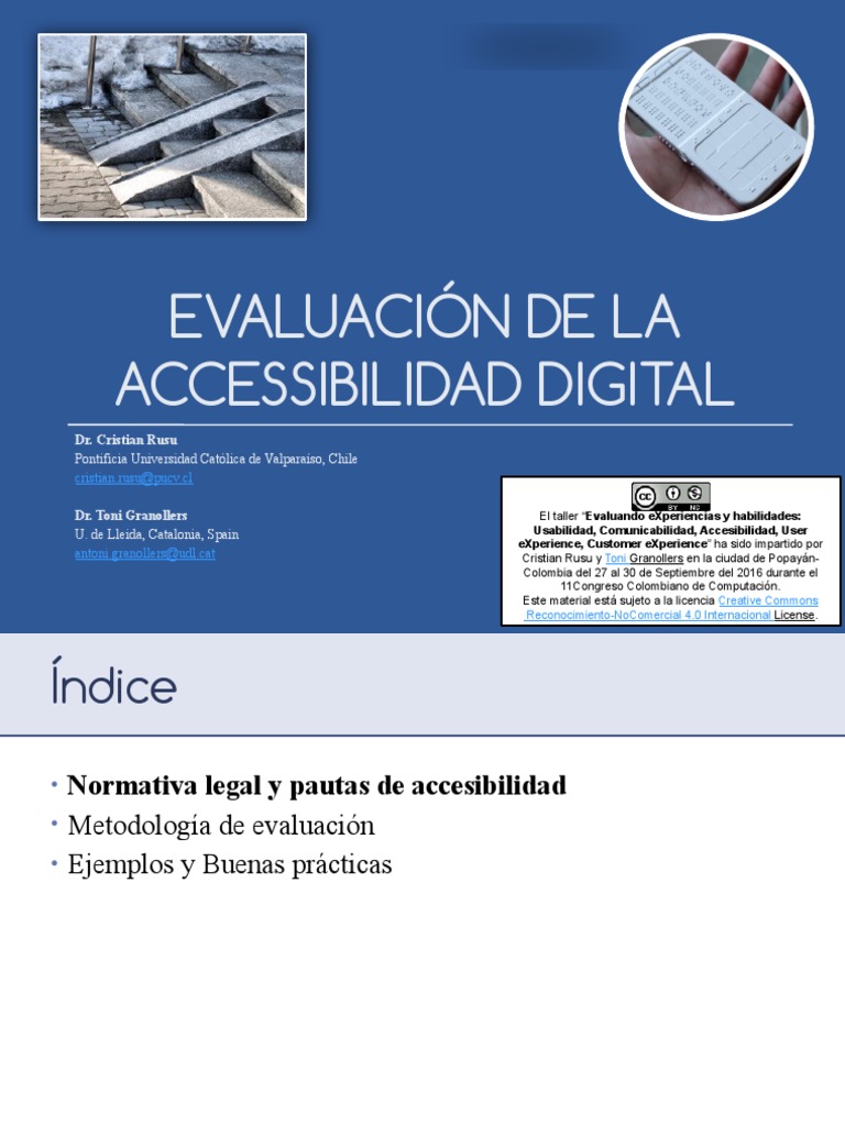 Evaluación Accesibilidad | PDF | Tecnologia Educacional | Software