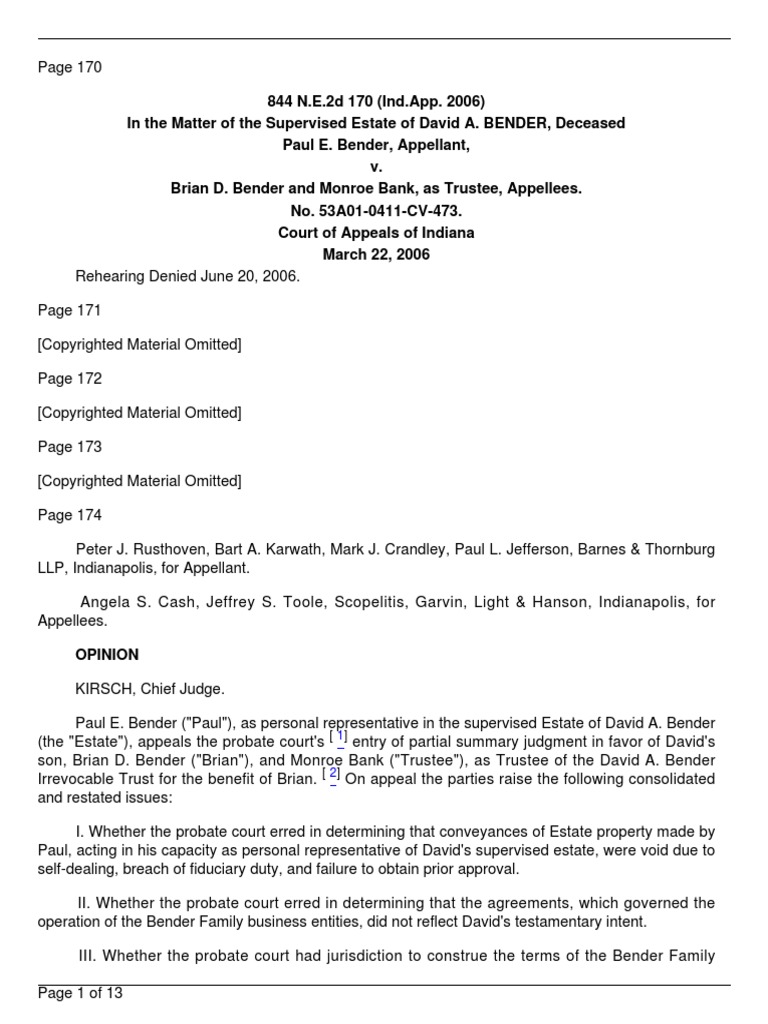 Bender Lumber PR Case | PDF | Social Science