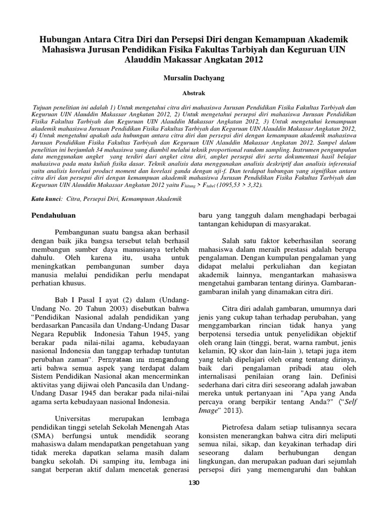 ID Hubungan Antara Komunikasi Intrapersonal | PDF