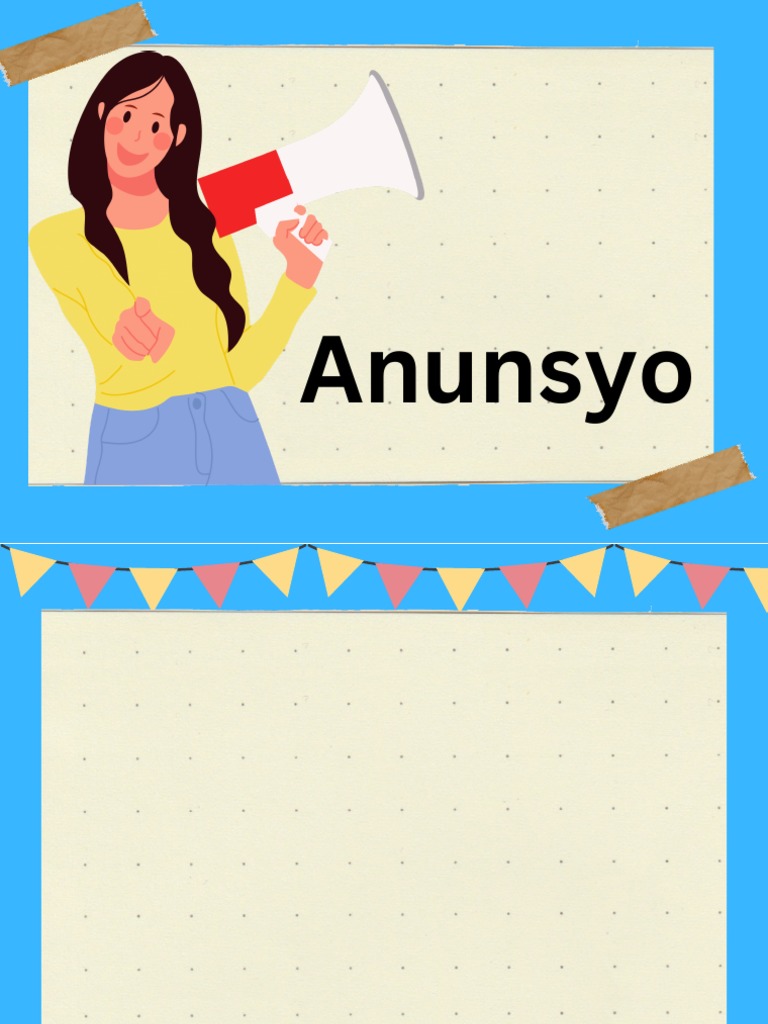 Anunsyo | PDF