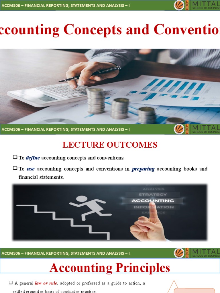 Accounting Concepts and Conventions Explained | PDF | Financial ...