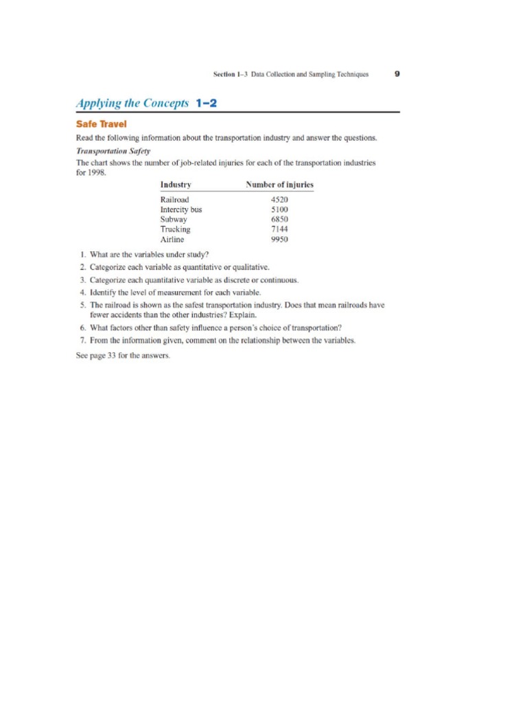 Variables and Types of Data | PDF