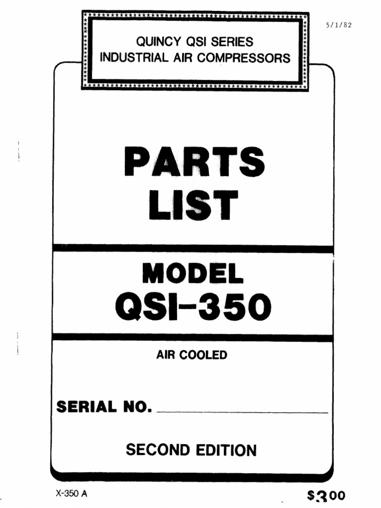 Manual de Parte Qsi 350 Año 80 | PDF | Tools | Machines