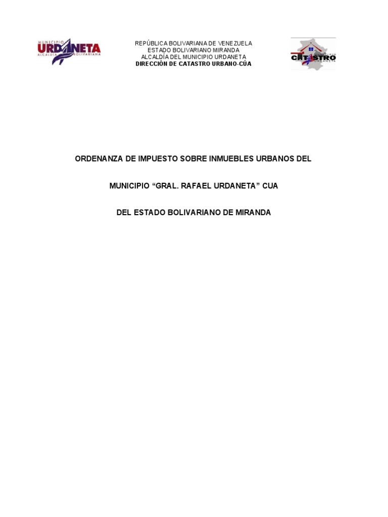 Ordenanza 2023 | PDF | Propiedad | Impuestos