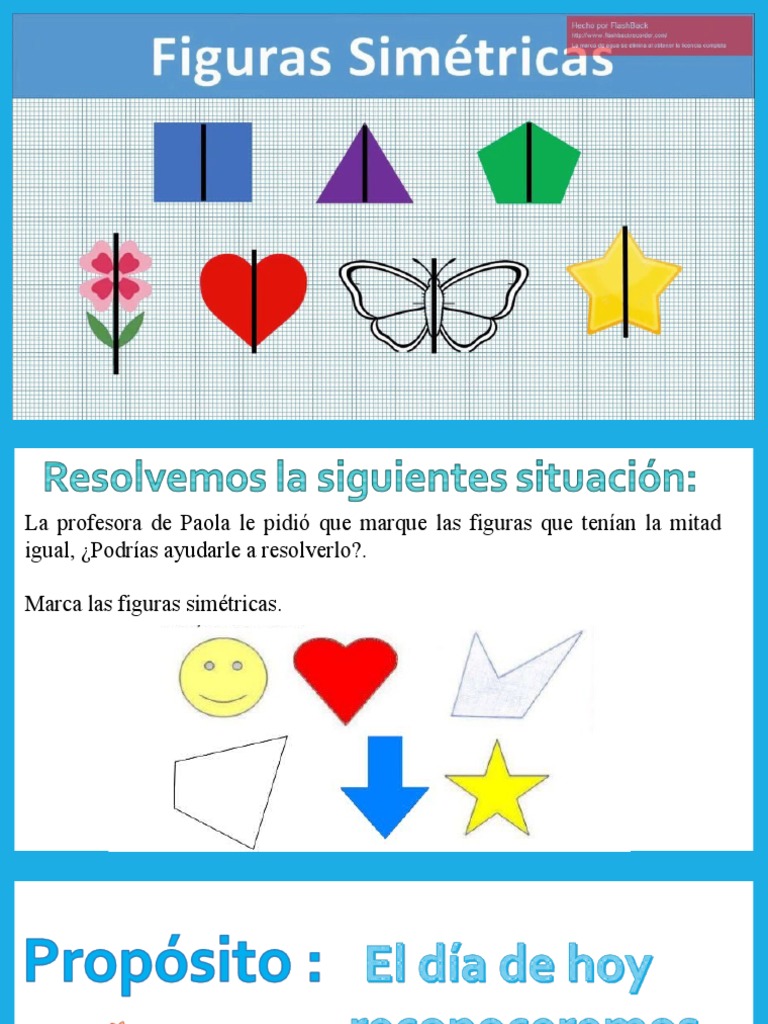 Figuras Simétricas y su Eje | PDF