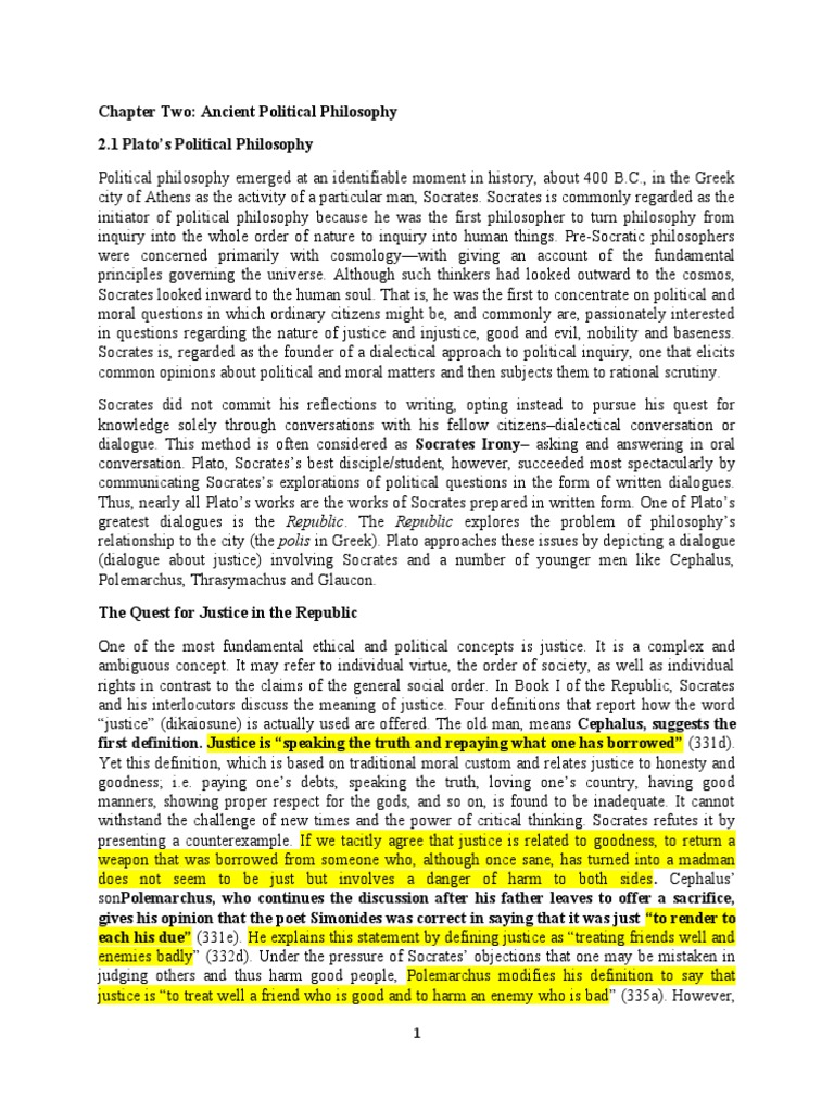 Chapter Two GT | PDF | Socrates | Reason