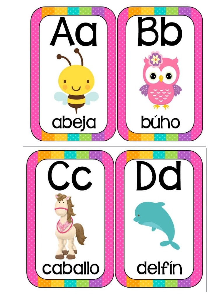 Abecedario Con Imagenes | PDF