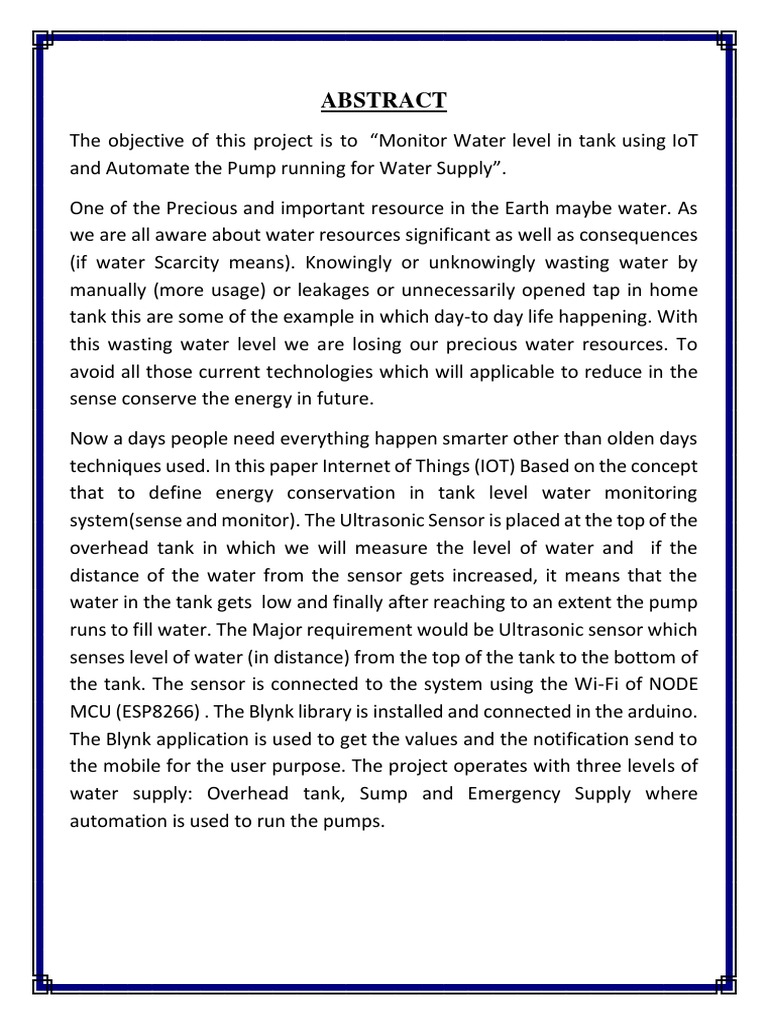 IoT Water Level Monitoring System | PDF | Rectifier | Resistor
