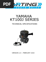 Yamaha KT-100 Engine Specifications | PDF | Piston | Manufactured Goods