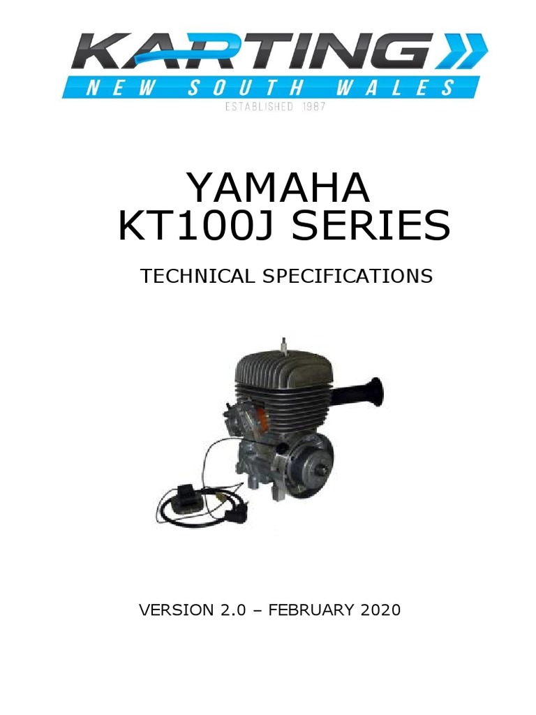 Yamaha Kt100J Series: Technical Specifications | PDF