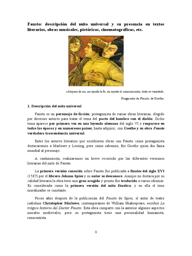 FAUSTO | PDF | Fausto