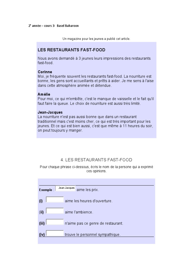 Un Magazine Pour Les Jeunes A Publié Cet Article | PDF | Livres de ...