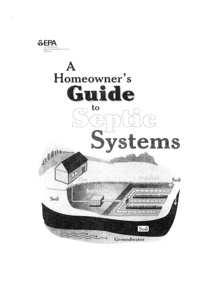 Homeowners Guide To Septic Systems | PDF