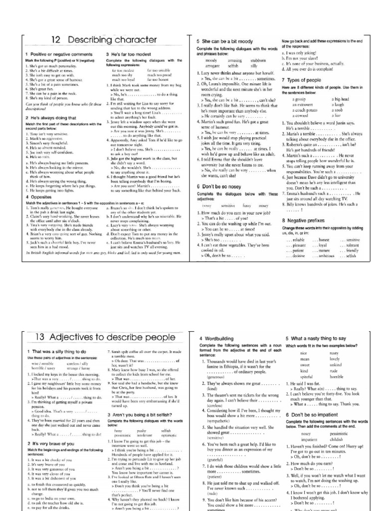Vocabulary-Extra-Unit 1 | PDF