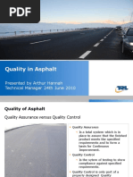 Asphalt Quality Control Plan | PDF | Road Surface | Calibration