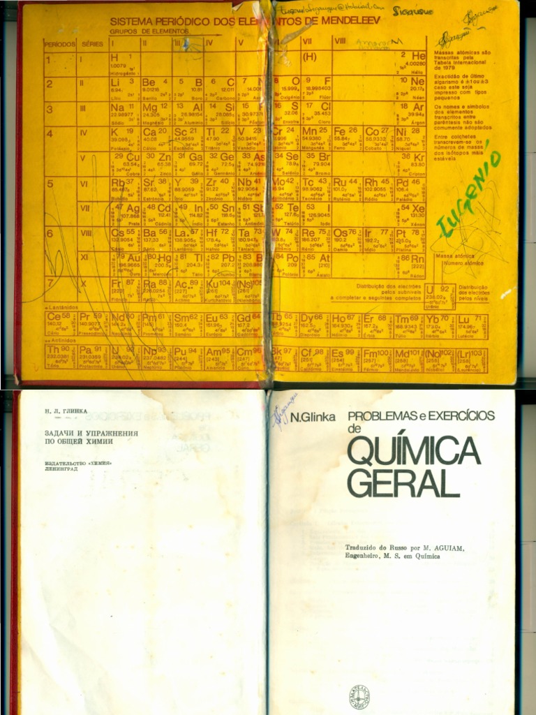 N.glinka Quimica Geral | Download grátis PDF | Mol (unidade) | Átomos