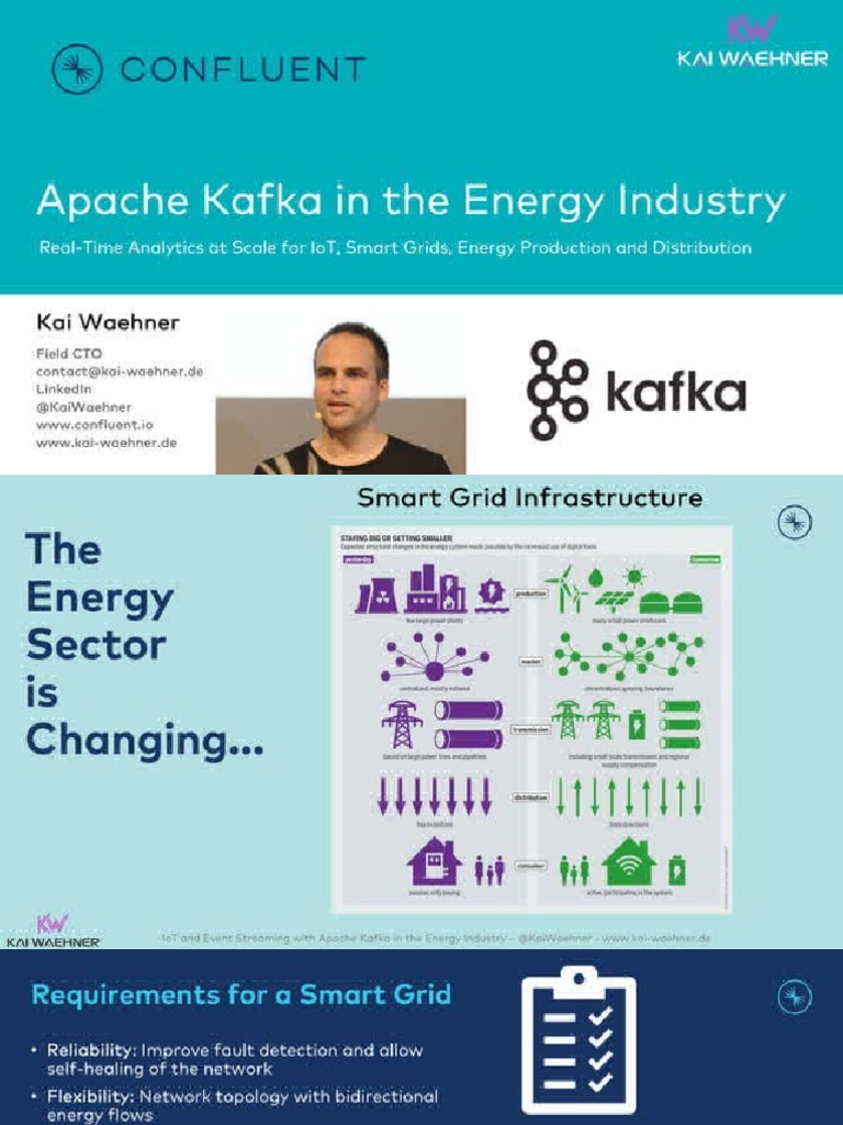 Apache Kafka For Smart Grid, Utilities and Energy Production | PDF