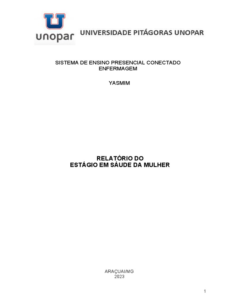 Estagio Saude Da Mulher | PDF | Saúde feminina | Câncer de mama