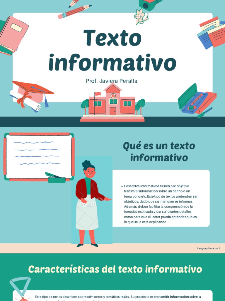 Características del Texto Informativo | PDF | Información | Conocimiento