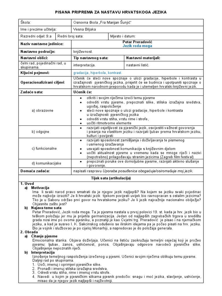 8 P Preradović, P., Jezik Roda Moga | PDF