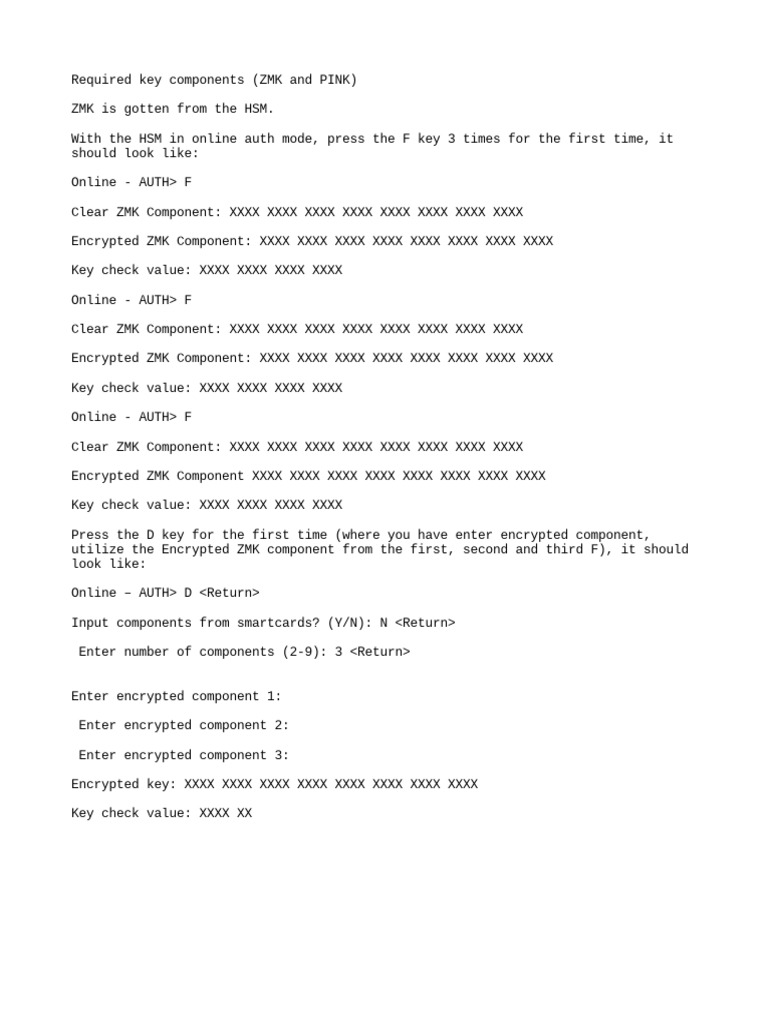 How To Generate ZMK | PDF