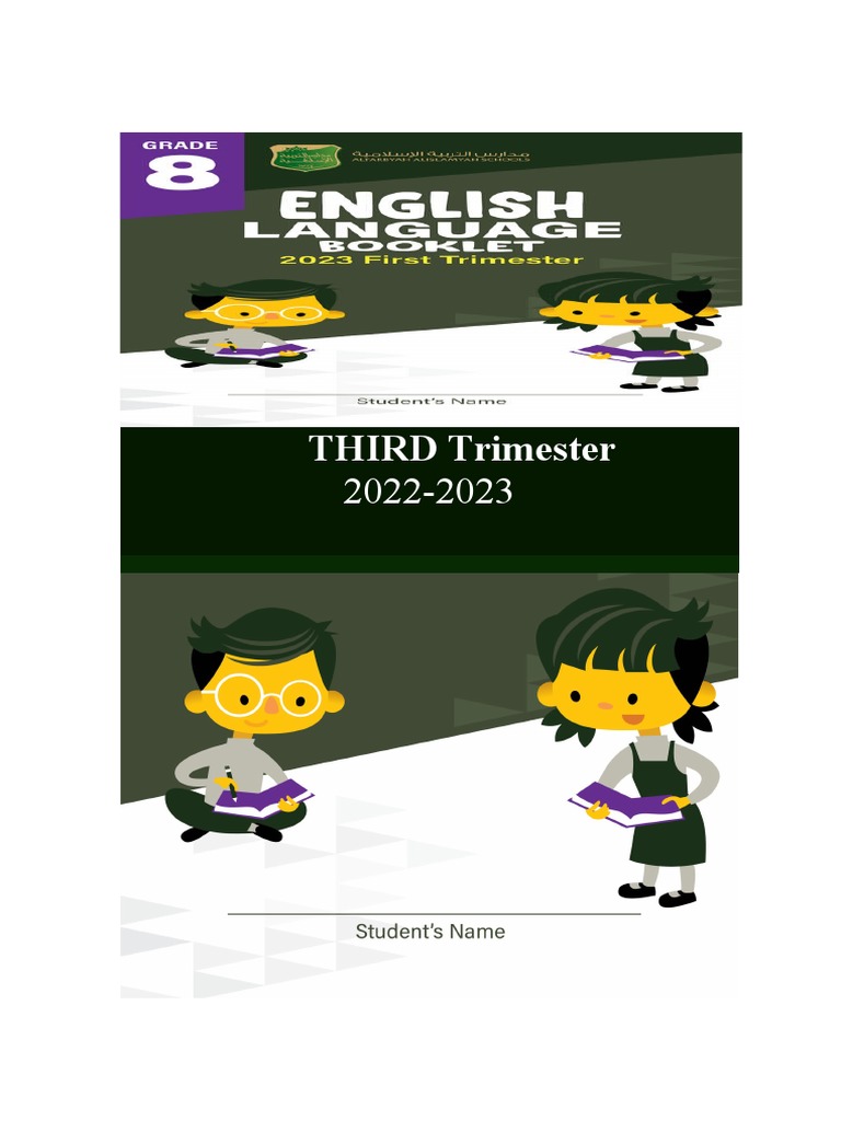 Third Trimester Grade 8 BOOKLET | PDF | Rhyme | Adjective