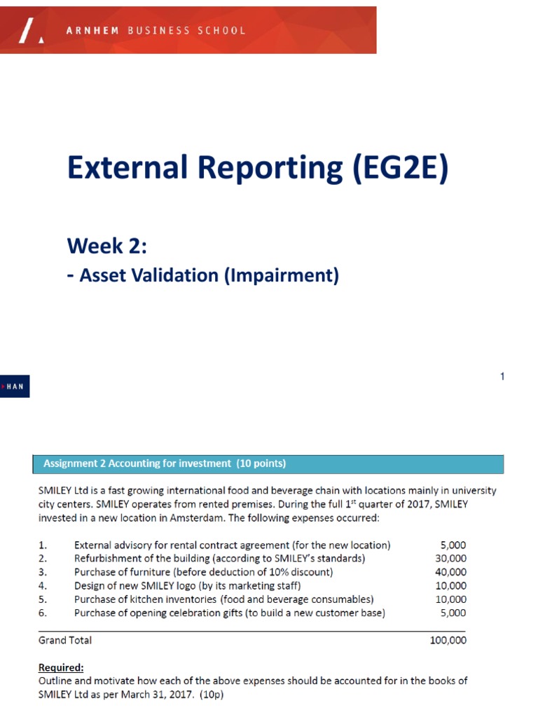 External Reporting Week 2 Slides | PDF