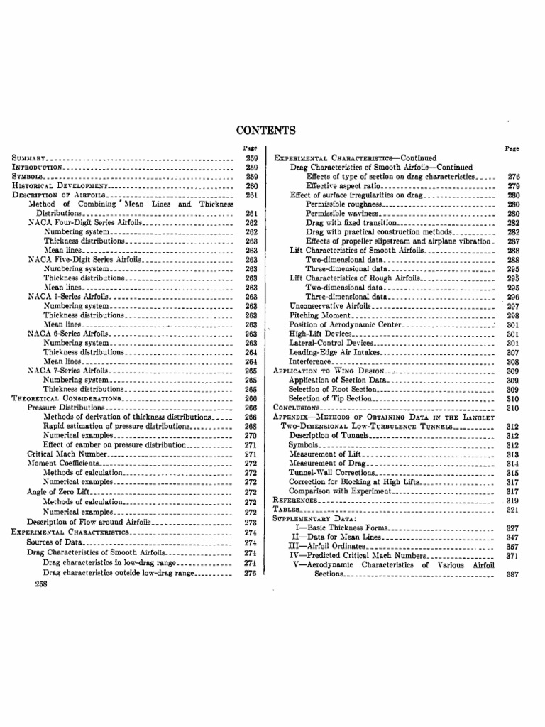 Naca Report 824 | PDF | Airfoil | Lift (Force)