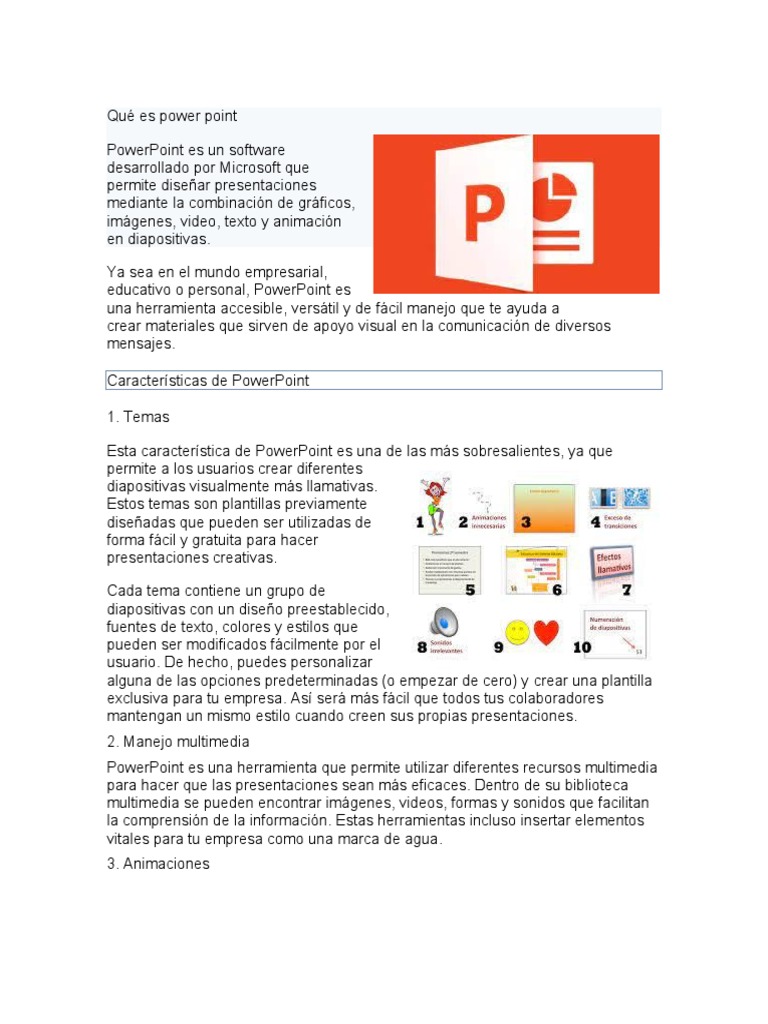 Qué es power point, ventajas y desventajas | PDF | Microsoft PowerPoint ...