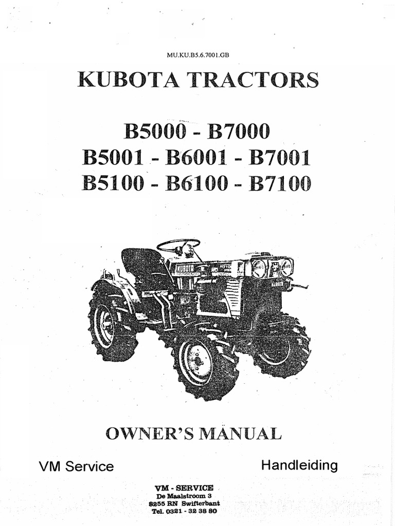 Kubota | PDF