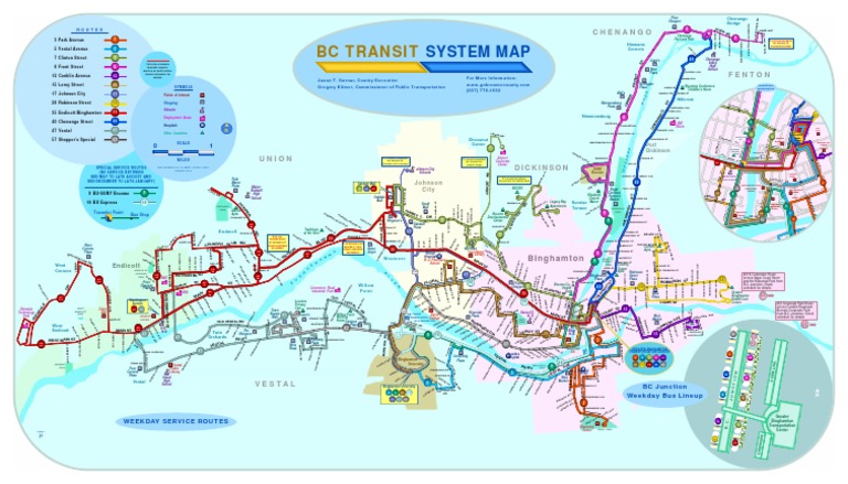 Bus Schedule System Map 2019 | PDF | Transport